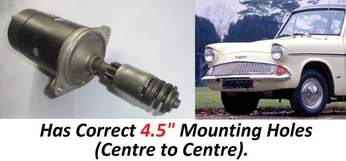 STARTER MOTOR (Ford Anglia 105e 123e Parts) (997cc & 1200cc) (1959- 68)
