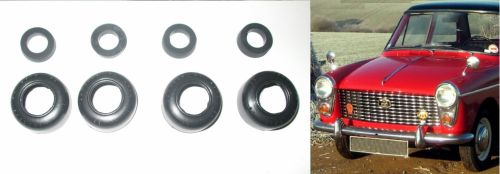 FRONT BRAKE WHEEL CYLINDER REPAIR SEALS KITS x4 (Austin A40 Farina ...