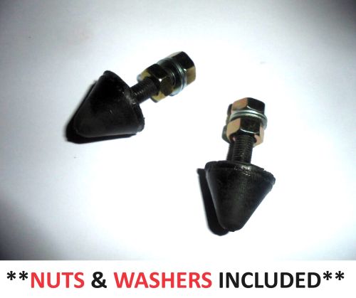 BONNET CONES x2 (Triumph Herald & Vitesse) Body Parts Rubber Buffers