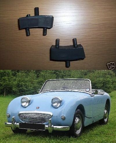 FRONT ENGINE MOUNTS x2 (Austin Healey Sprite Frogeye Parts) (1958- 61)