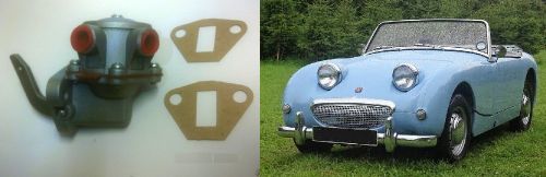 FUEL PETROL PUMP (Austin Healey Frogeye Sprite Parts) (1958- 61)