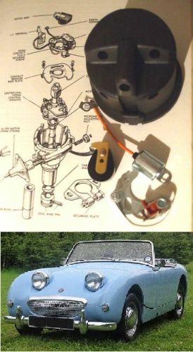 DISTRIBUTOR CAP POINTS ROTOR ARM CONDENSER (Austin Healey Sprite ...