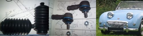 TRACK ROD ENDS & STEERING RACK GAITERS (Austin Healey Sprite Frogeye ...