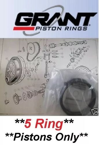 PISTON RINGS SET Std (Riley Elf Mk1 Parts) (848cc) (**5 Ring Type ...