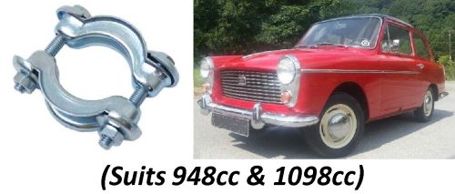 FRONT MANIFOLD / EXHAUST DOWNPIPE CLAMP (Austin A40 Farina Parts) (Mk1 ...