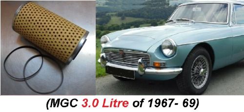 OIL FILTER (MGC 3.0 Litre Parts) (1967- 69) MG C