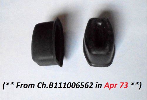 REAR BRAKE WHEEL CYLINDER GAITERS x2 (Humber Sceptre Mk3 Parts ...