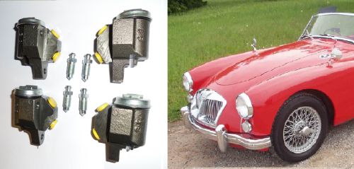 FRONT BRAKE WHEEL CYLINDERS x4 (MGA, MG A Parts) (Drum Brakes) (1955- 58)