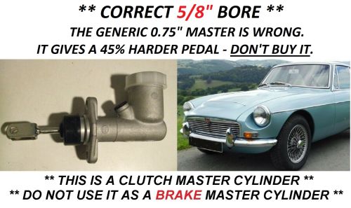 CLUTCH MASTER CYLINDER x1 (MGC, MG C Parts) (1967- 69)