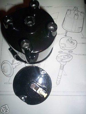 DISTRIBUTOR CAP & ROTOR ARM (Triumph TR7) Ignition