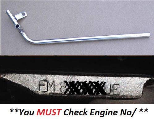 WATER RETURN PIPE (Triumph Dolomite Parts) (1300 & 1500) (1976- 80)