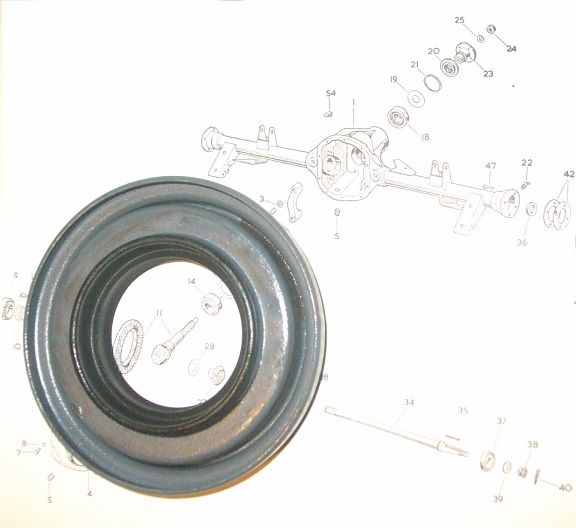 FRONT DIFF PINION OIL SEAL x1 (Jaguar S Type) (1963- 68) Differential ...