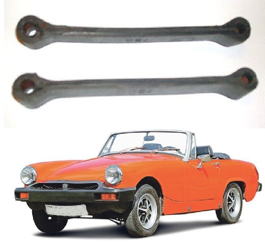 REAR AXLE REBOUND RUBBER STRAPS x2 (MG Midget Parts) (Dec 74- 79)