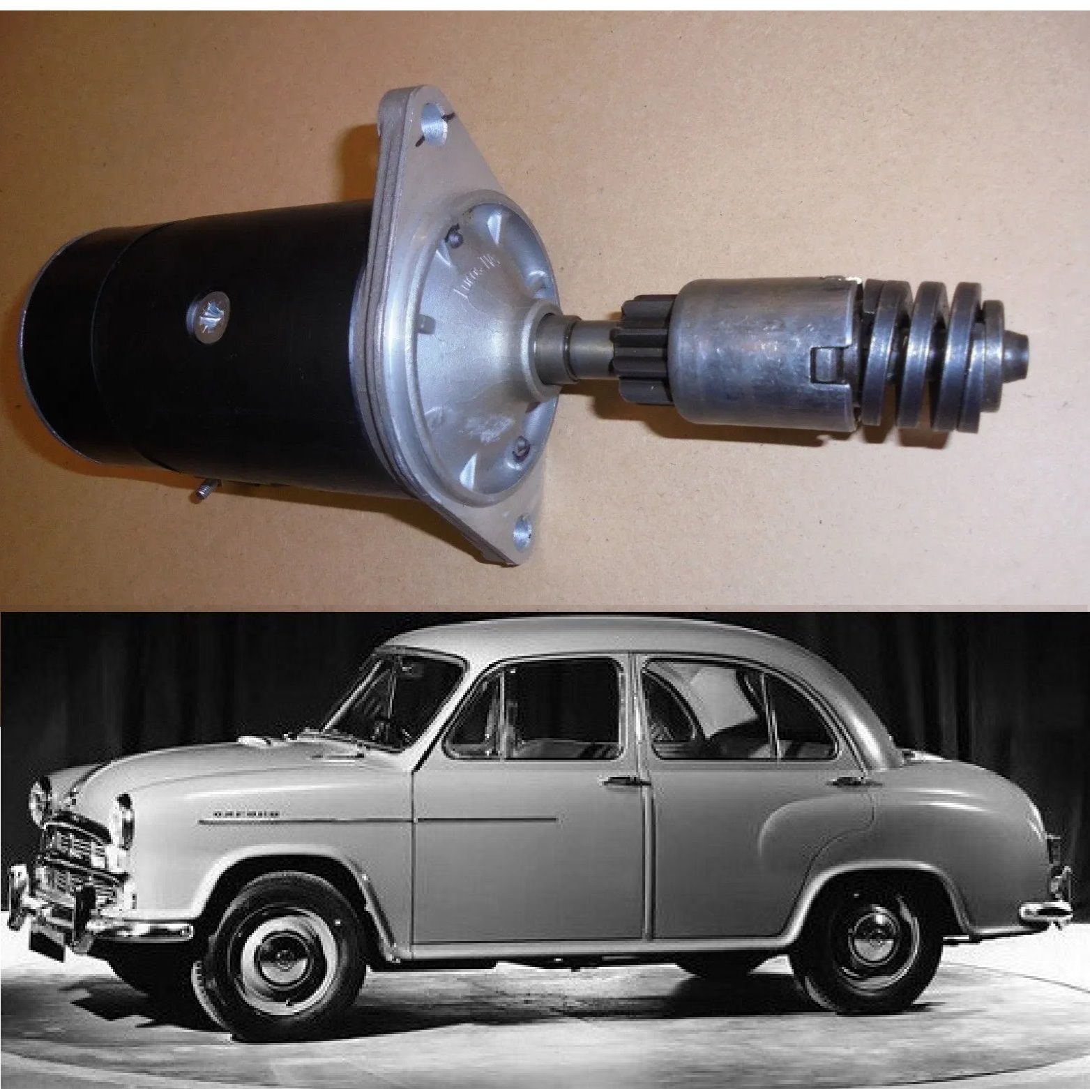STARTER MOTOR (Morris Oxford) (Ser.234 Parts) (From 1954- 61)
