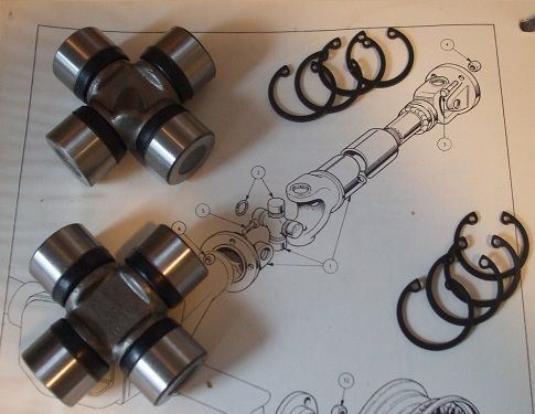 UNIVERSAL JOINTS x2 (Rover P6) (2000, 2200 & 3500) (1963- 77) u uj ...